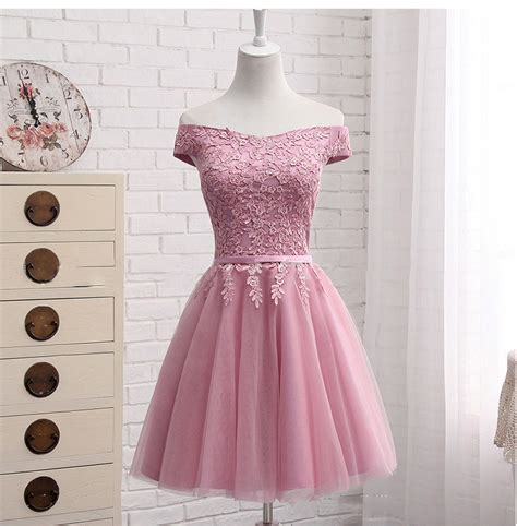 Off Shoulder Short Homecoming Party Dresses On Luulla