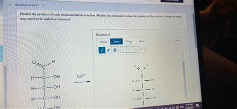 Question 16 Of 21 Predict The Product Of Each