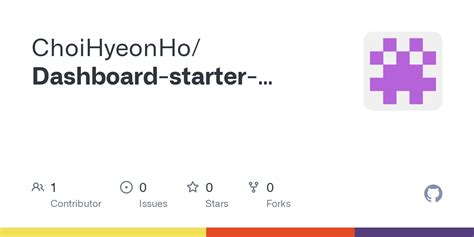 Github Choihyeonhodashboard Starter Master
