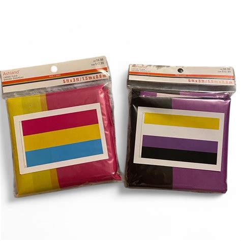 Pansexual And Non Binary Pride Flags Each Flag Is Depop