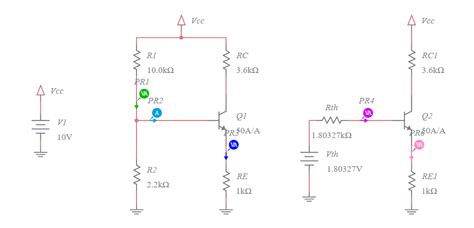 Voltage Divider Biasing Multisim Live