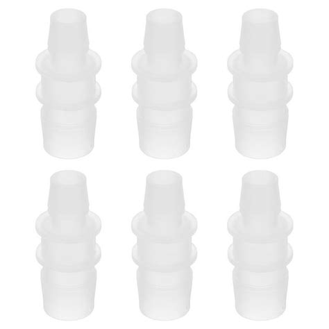 Hose Barb Reducer 6 Pcs 3 4 To 1 2 Hose Id Connectors Joint Plastic Pipe Fitting Splicer