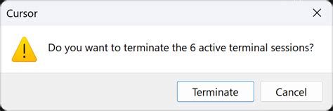 Cursor Updater Kills All Cursor Instances Without Any Confirmation