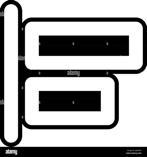 Design Graphic Align Left Stock Vector Image Art Alamy