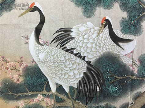 松鹤长寿壁纸 松鹤壁纸 松鹤长寿图 大山谷图库