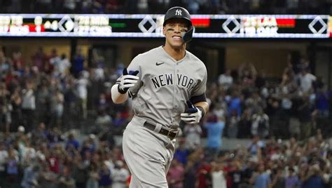 New York Yankees Star Aaron Judge Hits Record Breaking 62nd Home Run