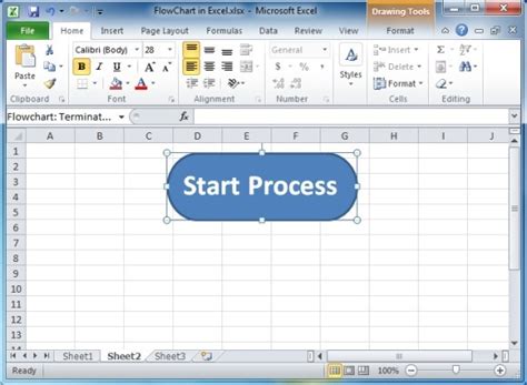 วิธีการสร้างผังใน Excel