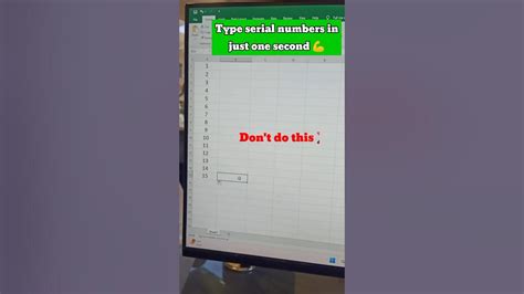 Learn How To Auto Add Serial Numbers In Excel Shorts Youtubeshorts Excel Tech Trending
