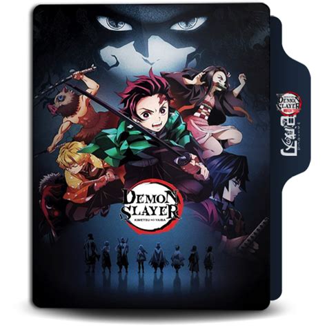 Demon Slayer Aka Kimetsu No Yaiba 2019 Folder Icon By Phonecell On