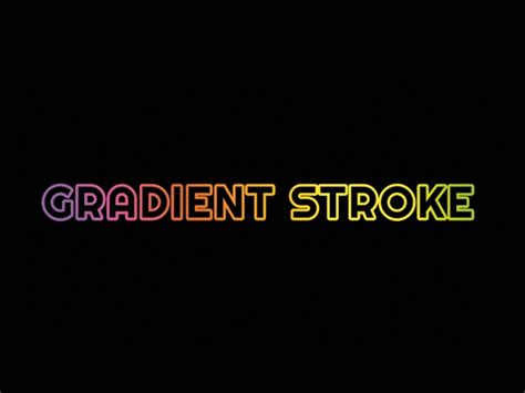 css gradient stroke effect