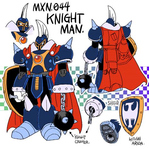 Ariga Hitoshi Knight Man Mega Man Classic Mega Man Series Mega Man 6 Mega Man Megamix