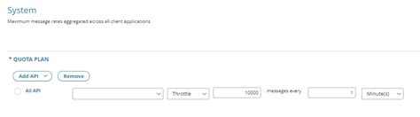 Question Regarding System Quotas Issue Axway Api Management