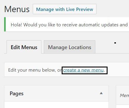 How To Add Change And Delete Navigation Menus In WordPress