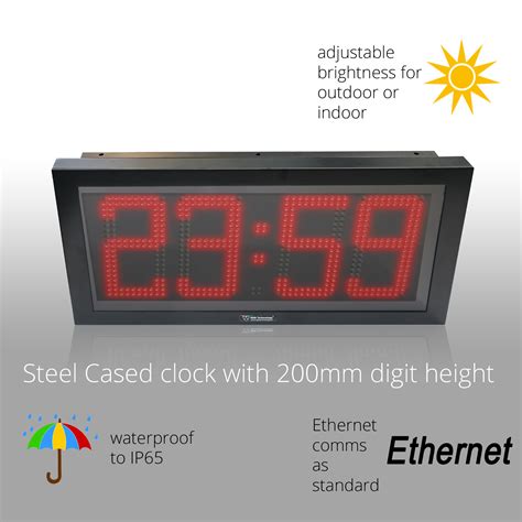 Large Outdoor Led Digital Clock At Viola Lynch Blog