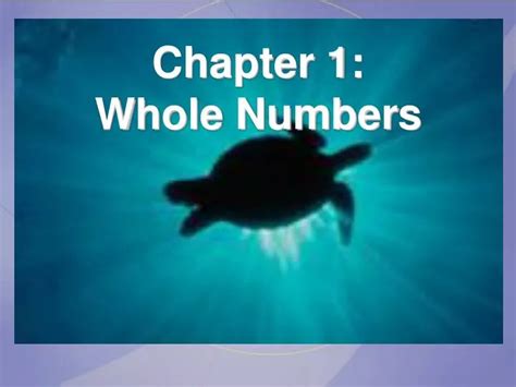 PPT Chapter Whole Numbers PowerPoint Presentation Free Download ID
