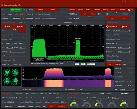 Datv Red Gui For The Plutodvb2 Firmware From F5oeo Software Amsat Dl Forum