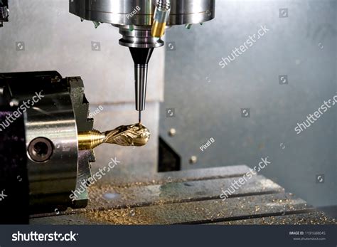 Axis Cnc Milling Machine Machining Center Stock Photo Shutterstock
