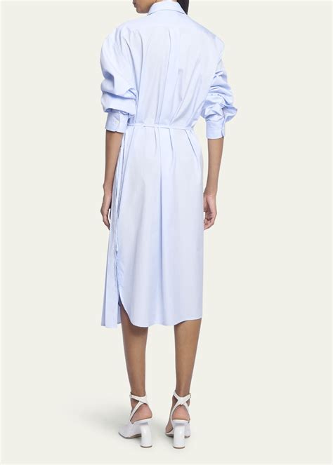 Dries Van Noten Dola Asymmetric Pleated Midi Dress Bergdorf Goodman