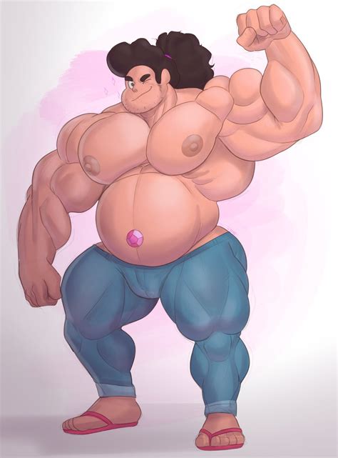 Rule 34 Aged Up Bara Bulge Flaccid Flexing Gab Art Male Male Only