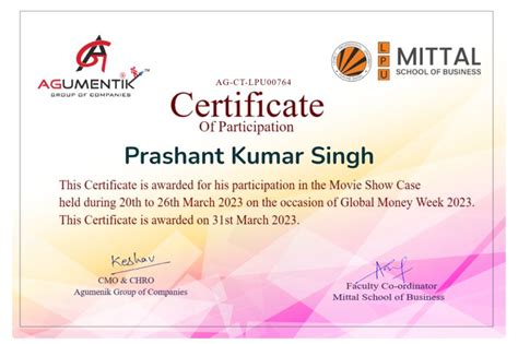 Prashant Kumar Singh On Linkedin Business Finance Lpu