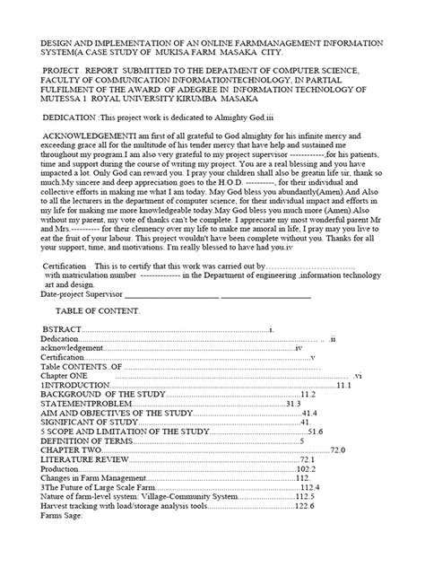 Mukisa Farm Tracking Project Report Pdf Software Testing World Wide Web