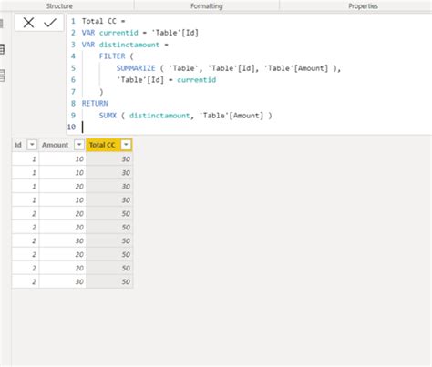 Solved Sum Of Distinct Values For Each Customer Id Microsoft Fabric