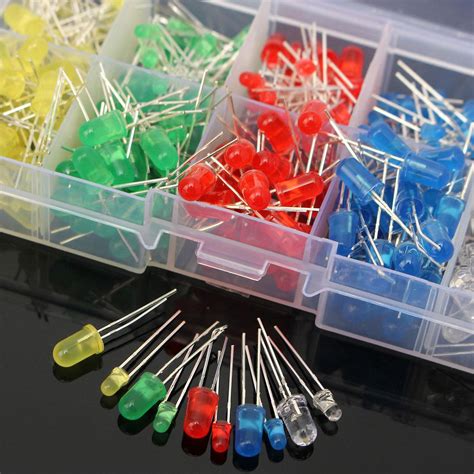 300pcs 3mm 5mm Led Diode 10 Values Assortment Kit Grandado