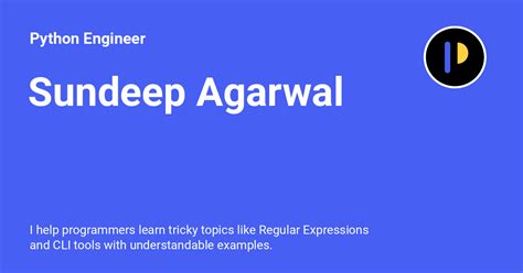 Sundeep Agarwal Python Engineer