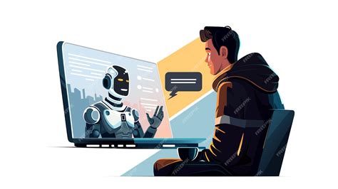 Ai Chatbot Concepto De Chatbot De Inteligencia Artificial Por Computadora Portátil Ai Chatbot