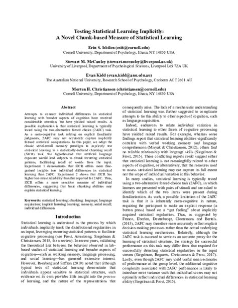 pdf testing statistical learning implicitly a novel chunk based