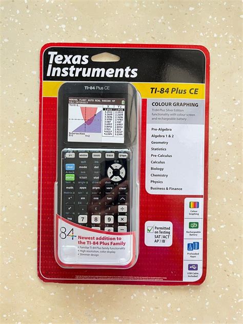 Texas Instruments Ti 84 Plus Ce Graphing Calculator Computers And Tech Office And Business