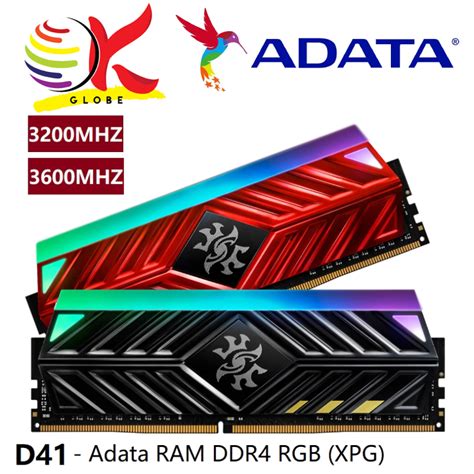 ADATA XPG SPECTRIX D41 3200MHZ 3600MHZ DDR4 RGB GAMING RAM PC MEMORY RAM 8GB 16GB 32GB