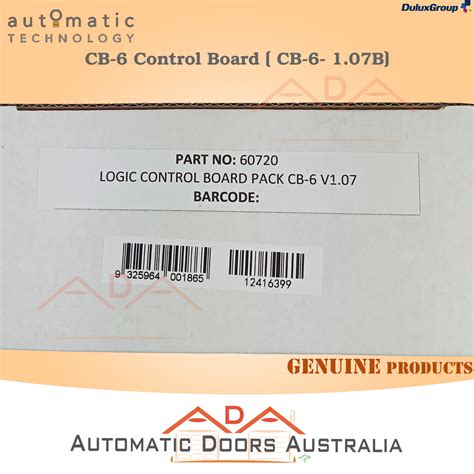Ata Logic Control Board Cb 6v17b