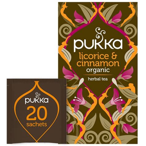 Pukka Herbal Organic Teas Licorice And Cinnamon Pack Of 4 Health