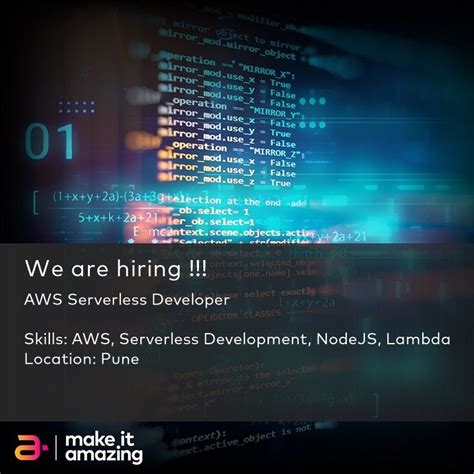 Priya Indoria On Linkedin Amdocs Hiring Aws Serverless Nodejs