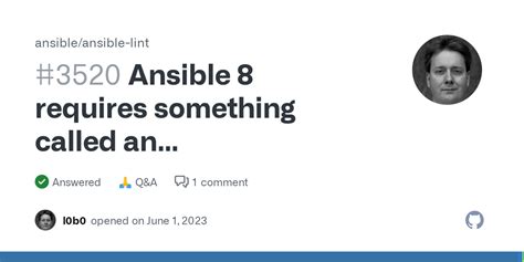 Ansible 8 Requires Something Called An Ansiblecollectionfinder · Ansible Ansible Lint