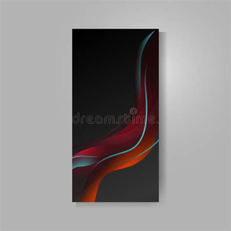 Abstract Dynamic Vibrant Gradient Mobile Screen Background Stock Vector
