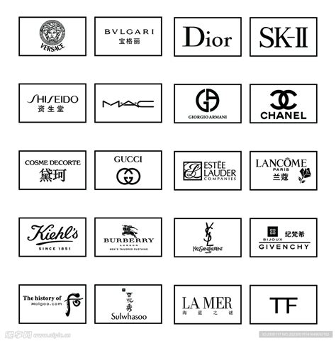 化妆品logo大全设计图其他文化艺术设计图库昵图网