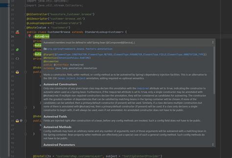 autowired vs inject support jmix