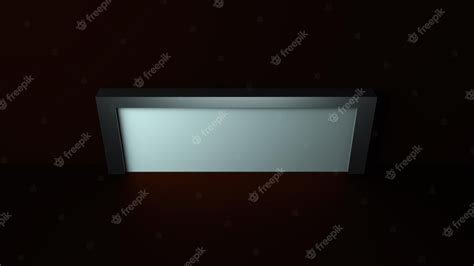 Premium Photo 3d Render With Shape Surface With Reflection Abstraction Of Interior Computer