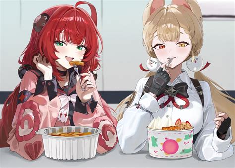 Ukinami Yuzuha And Alice Thymefield Zenless Zone Zero Drawn By