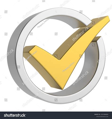 D Checkbox Check Mark D Illustration Stock Illustration Shutterstock