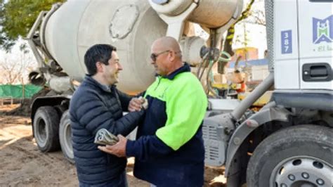 Leo Nardini Supervisó El Inicio De La Puesta En Valor De La Plaza Central De Tortuguitas