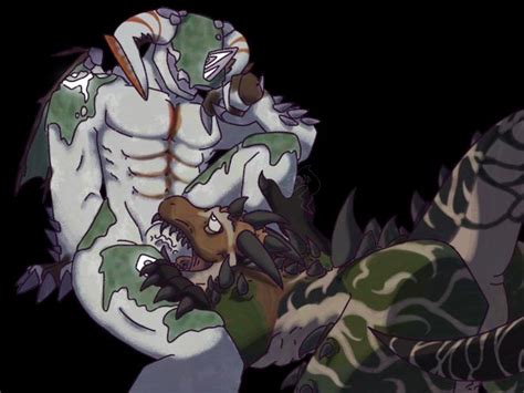 Rule 34 Anthro Creatures Of Sonaria Crocodilian Dragon Duo Fellatio