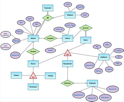 Er Diagram For Library Management System In Dbms Generalizat