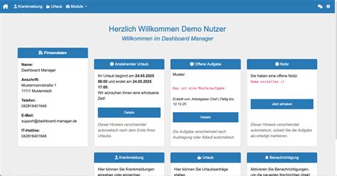 Dashboard Manager Aufgaben Kommunikation And Insights Vereint