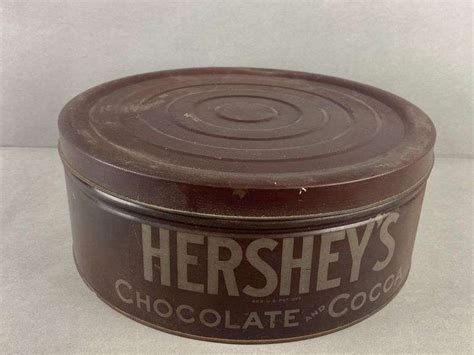Hersheys Chocolate And Cocoa Advertising Tin Matthew Bullock Auctioneers
