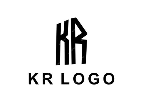Premium Vector Kr Logo Design Vector Illustration