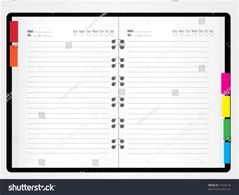 Black Notebook Stock Vector Royalty Free Shutterstock