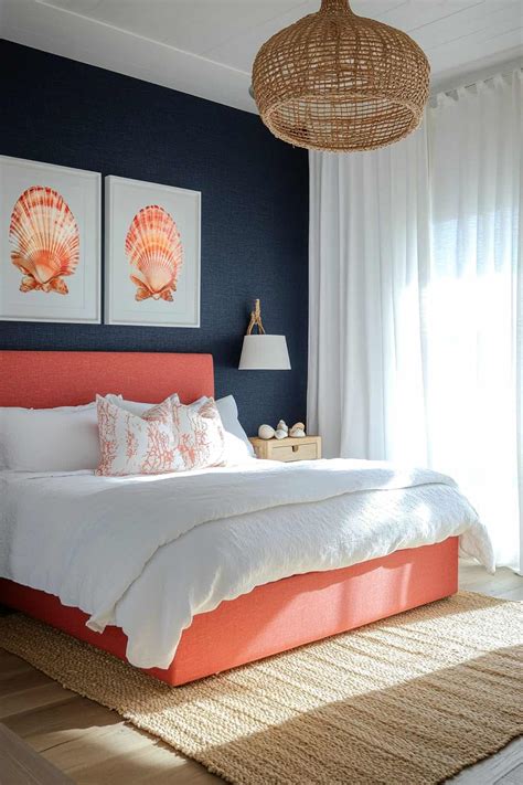 Navy Blue And Red Bedroom Ideas